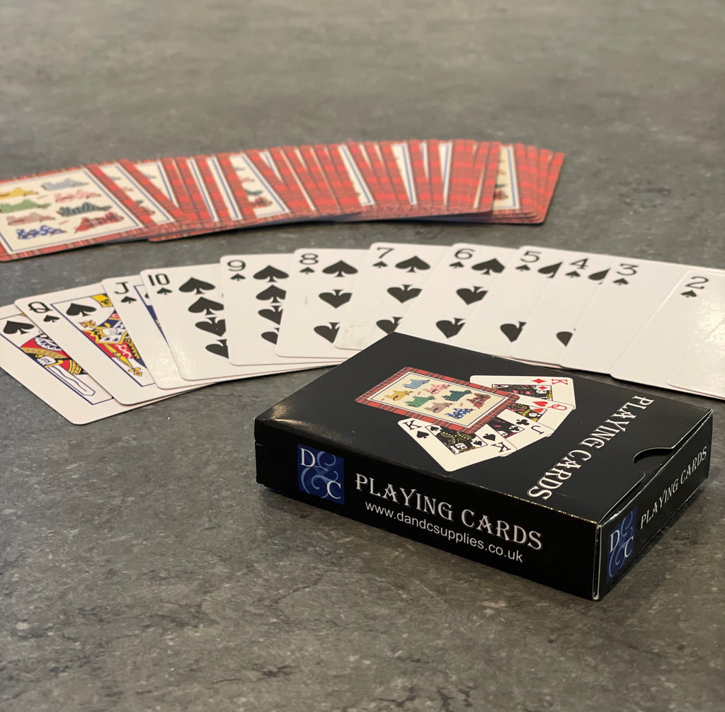 Playing Cards Highland Cow design (HC) – Couthie Gifts from Scotland